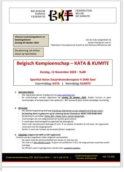 FFKAMA - Fédération Francophone de Karaté - Accueil FFKAMA